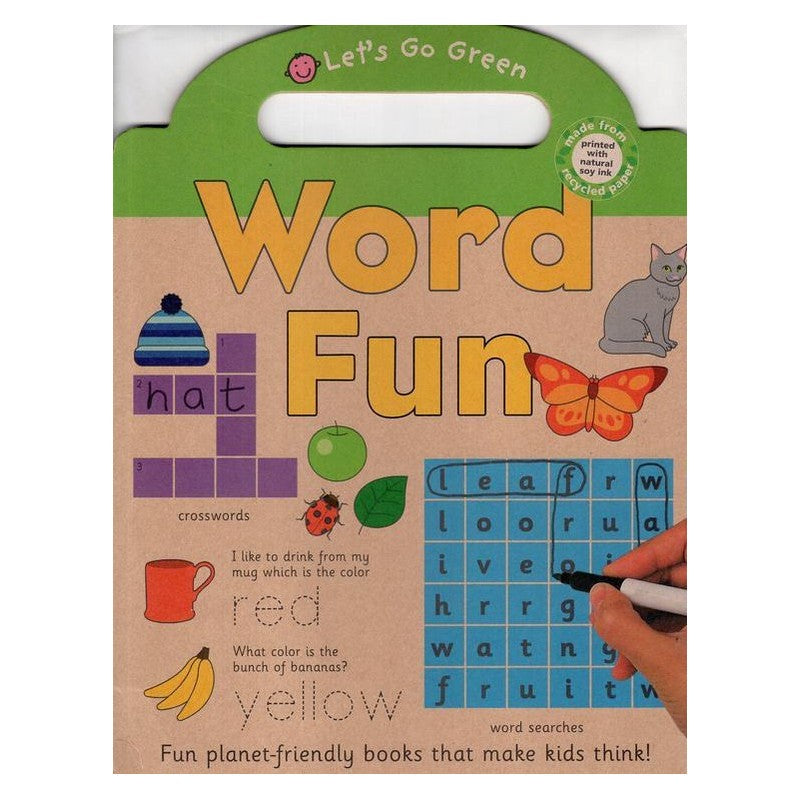 Let's Go Green Activity Book - Word Fun – KC's Hidden Treasures