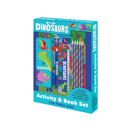 Activity & Book Set with Pencil Case - Dinosaurs – KC's Hidden Treasures