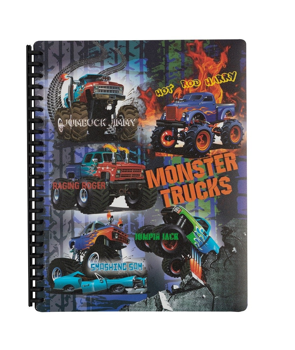 Spencil - A4 Display Folder - Monster Trucks – KC's Hidden Treasures