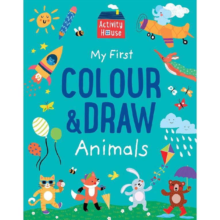 Activity House: My First Colour & Draw - Animals – KC's Hidden Treasures