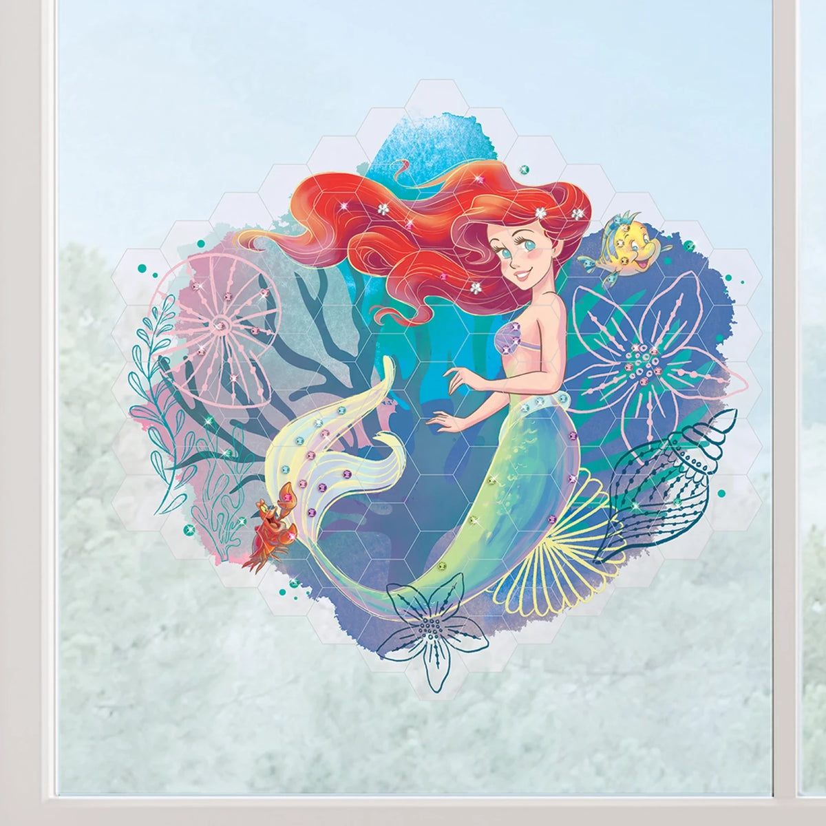 Disney The Little Mermaid Window Art Mosaic 106 Pieces – KC's Hidden ...