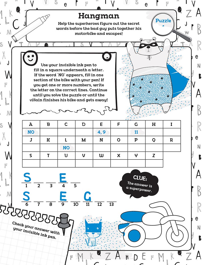Inkredibles: Word Power Invisible Ink Activity Book – KC's Hidden Treasures