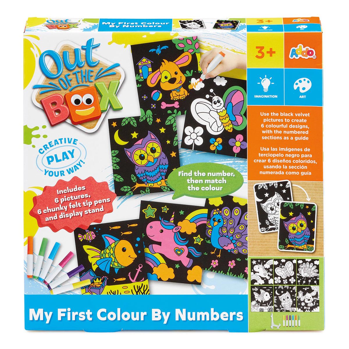 ADDO: Out of the Box - My First Colour By Numbers Craft Set – KC's ...