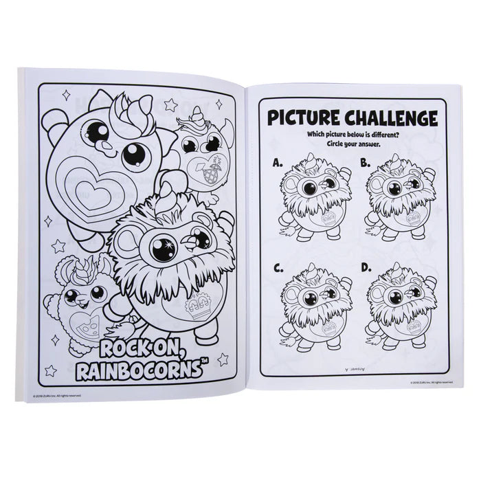 Rainbocorns Colouring and Activity Book with Tattoos! – KC's Hidden ...