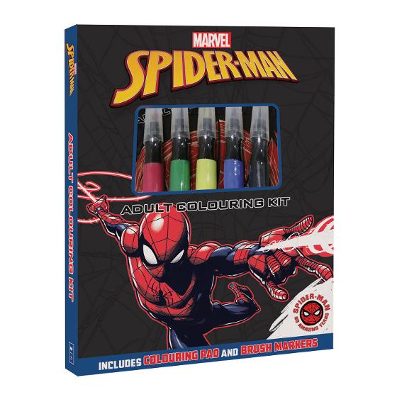 Spider-Man 60th Anniversary: Adult Colouring Kit (Marvel) – KC's Hidden ...