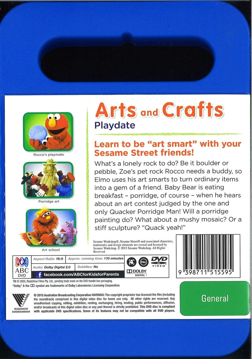 Sesame Street Arts & Craft Playdate DVD – KC's Hidden Treasures
