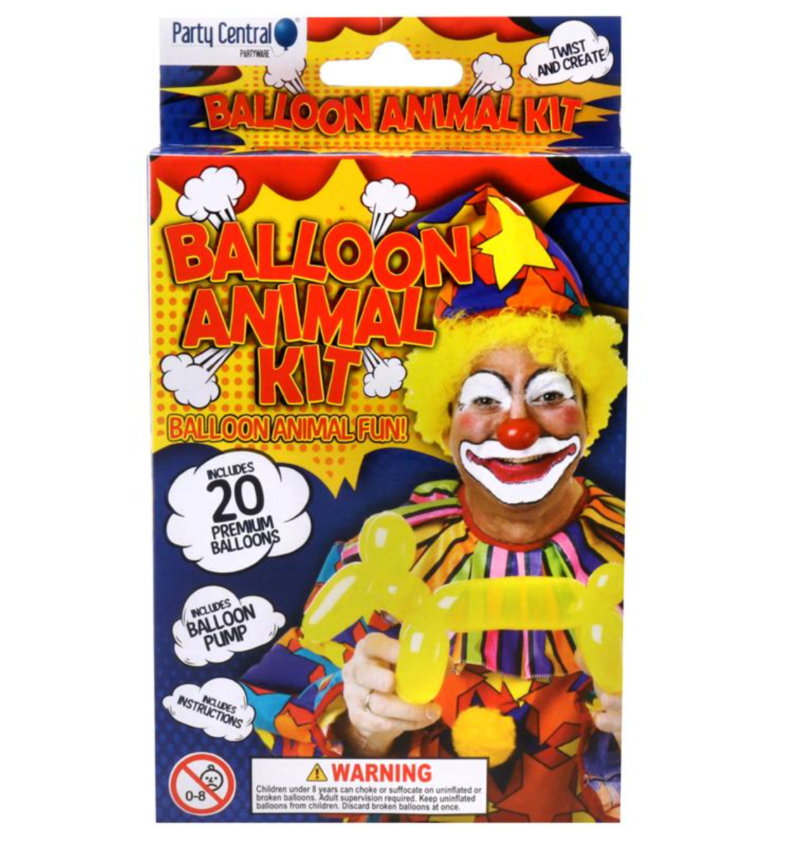 Balloon Animal Kit with Pump 20 Pk – KC's Hidden Treasures