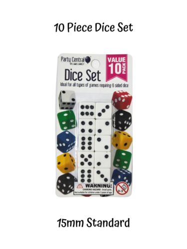 Dice Set - 10 Pack – KC's Hidden Treasures