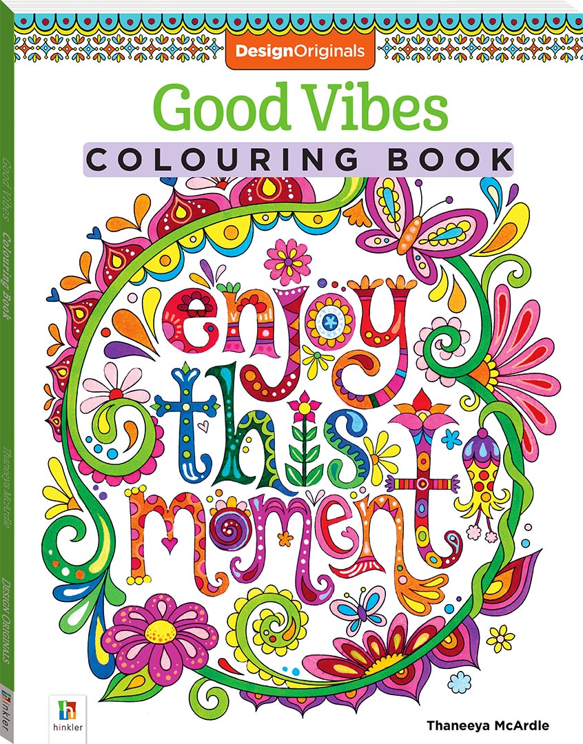 Hinkler: Good Vibes Colouring Book – KC's Hidden Treasures
