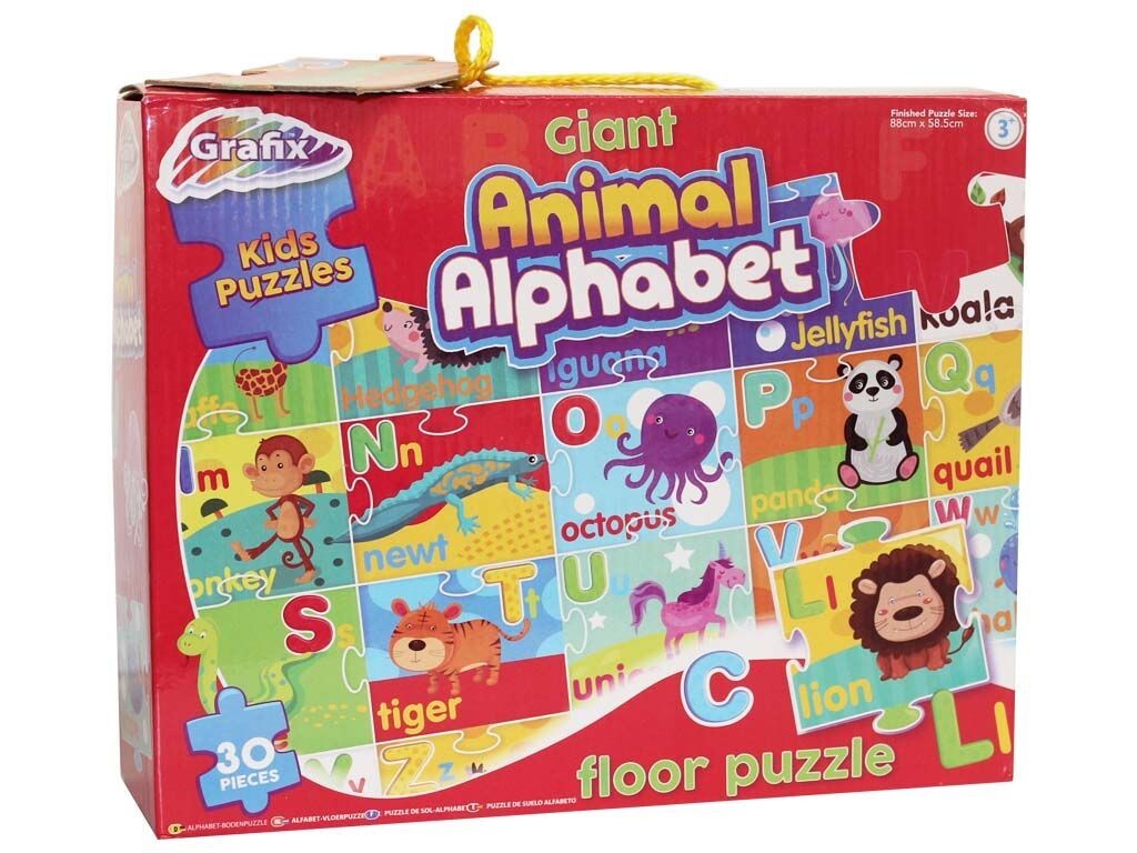 Grafix: Giant Animal Alphabet Floor Puzzle – KC's Hidden Treasures