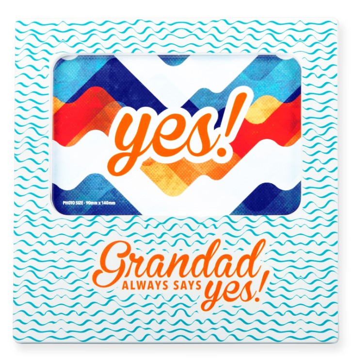 Grandad Always Says Yes! Photo Frame – KC's Hidden Treasures
