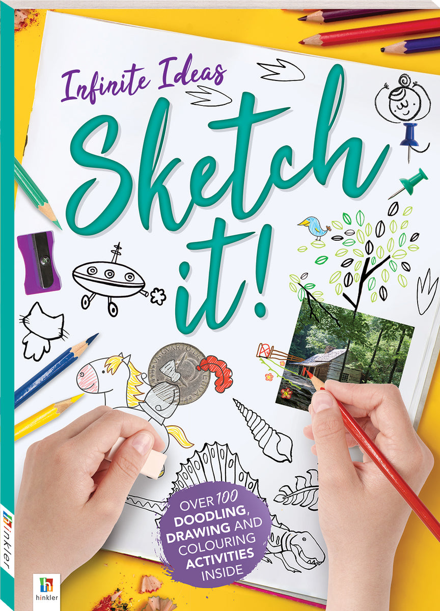 Infinite Ideas: Sketch It! Activity Book – KC's Hidden Treasures