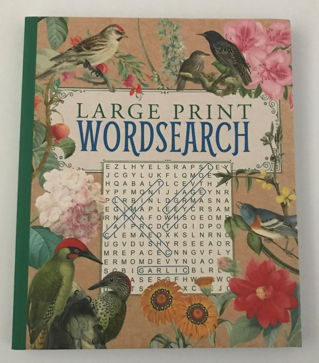 Large Print A4 Wordsearch Book – KC's Hidden Treasures