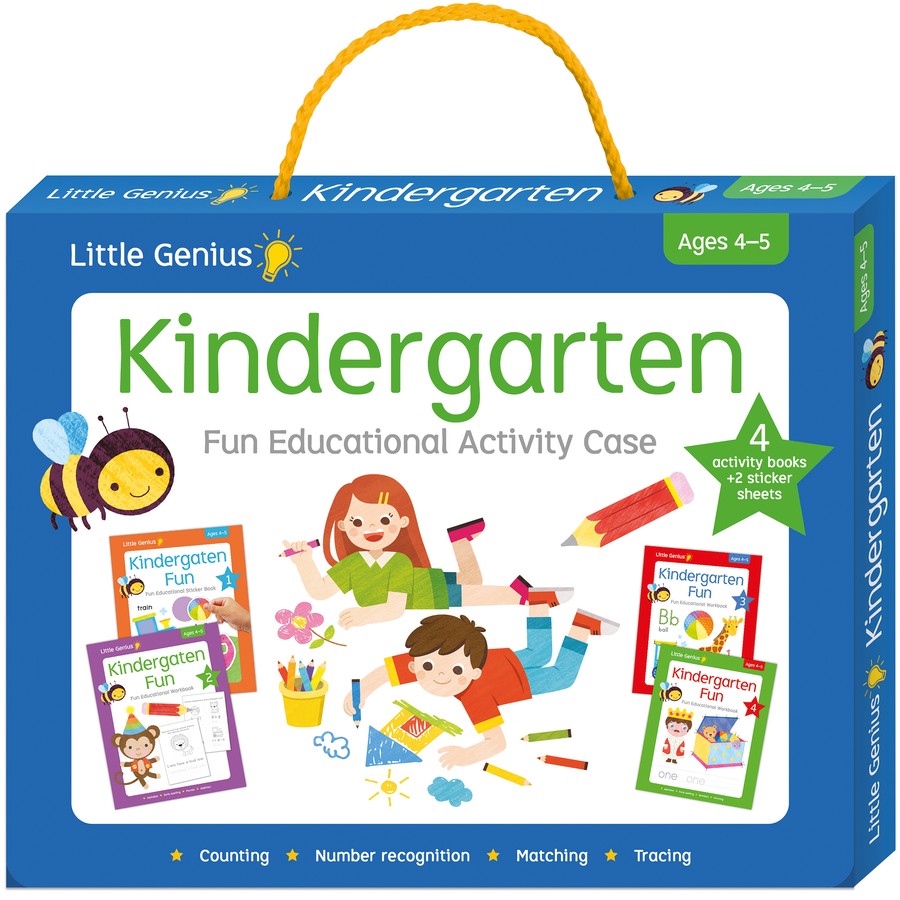 Little Genius: Kindergarten Fun Educational Activity Case (Ages 4-5 ...