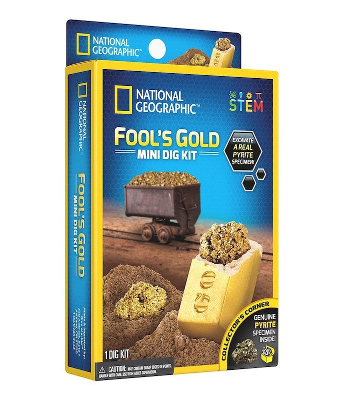 National Geographic Fool's Gold Mini Dig Kit – KC's Hidden Treasures